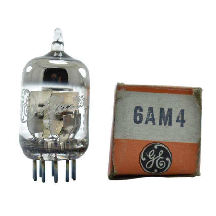 6AM4 GENERAL ELECTRIC TUBO TRIODO UHF