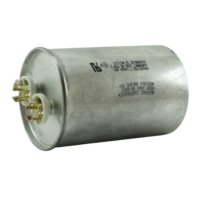 Capacitor Aerovox Z26P2480M36 80uF 240VAC Supermet Motor